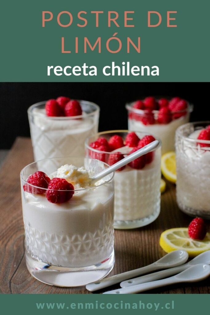 Postre: Espuma de limón - La Cocina Chilena de Pilar Hernández