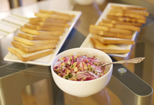 Razor Clam Ceviche - Pilar's Chilean Food & Garden