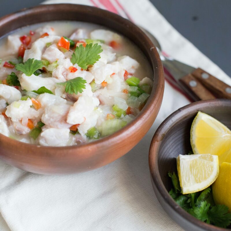 Ceviche chileno - La Cocina Chilena de Pilar Hernández