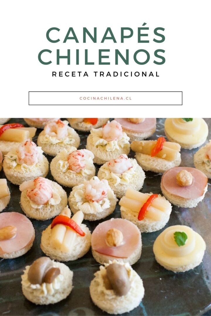 Canapés chilenos - La Cocina Chilena de Pilar Hernández